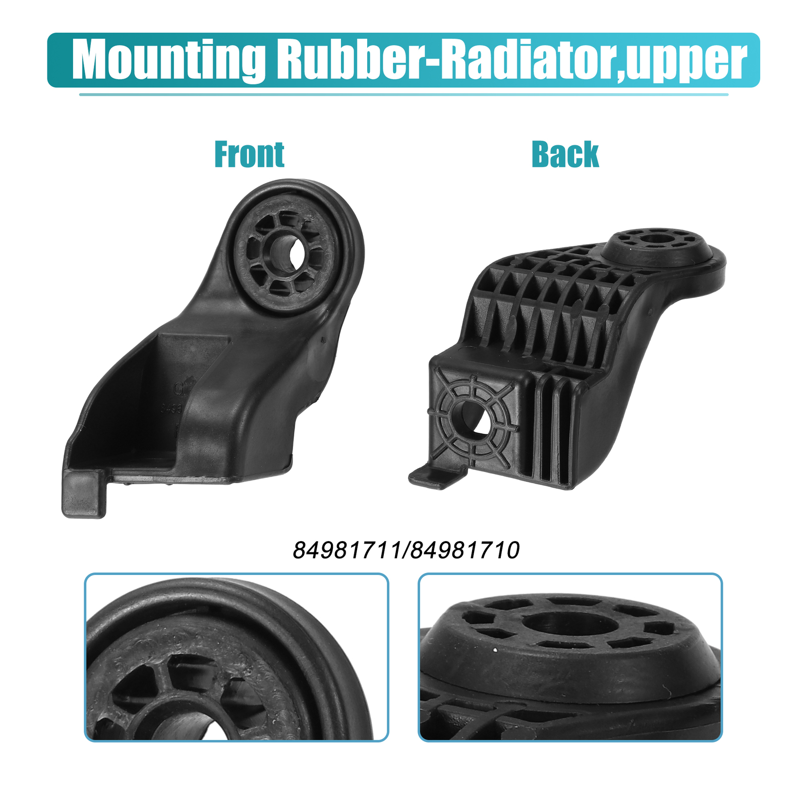 2pcs Upper Radiator Insulator Mount Bracket for GMC Terrain 18-21 No ...