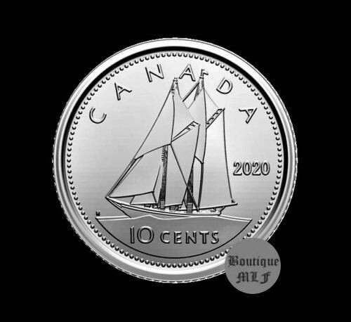 2020 Canada 10¢ cent MINT uncirculated coin from special wrap roll | eBay
