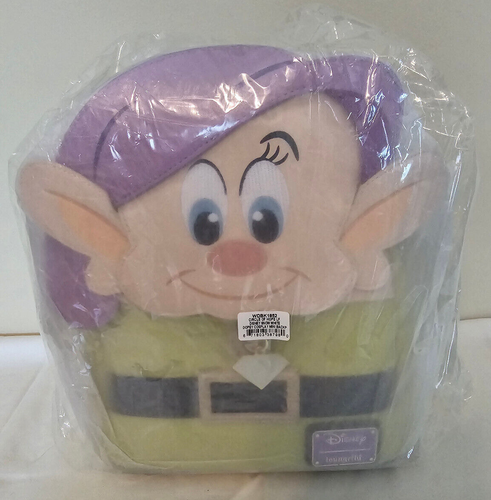 Loungefly Snow White and the Seven Dwarfs Dopey Mini Backpack NWT | eBay