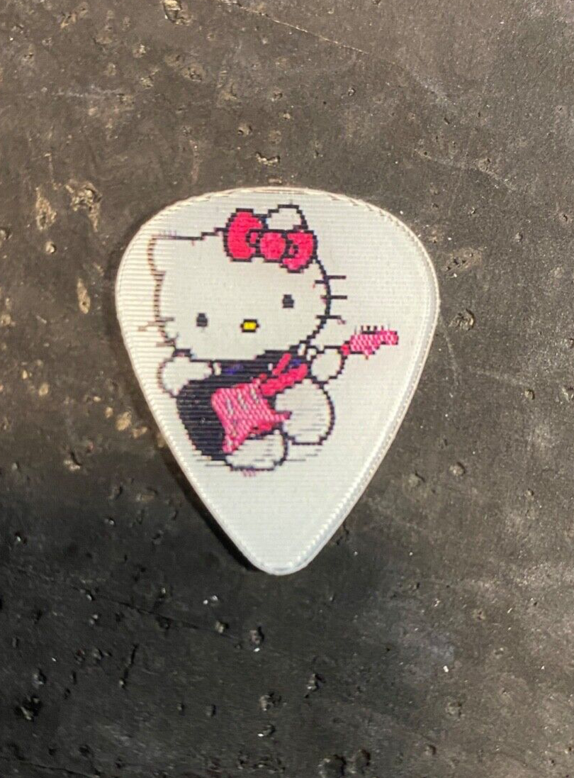 Hello Kitty Guitar Pick White Pink Holographic Sanrio Fender (Single ...