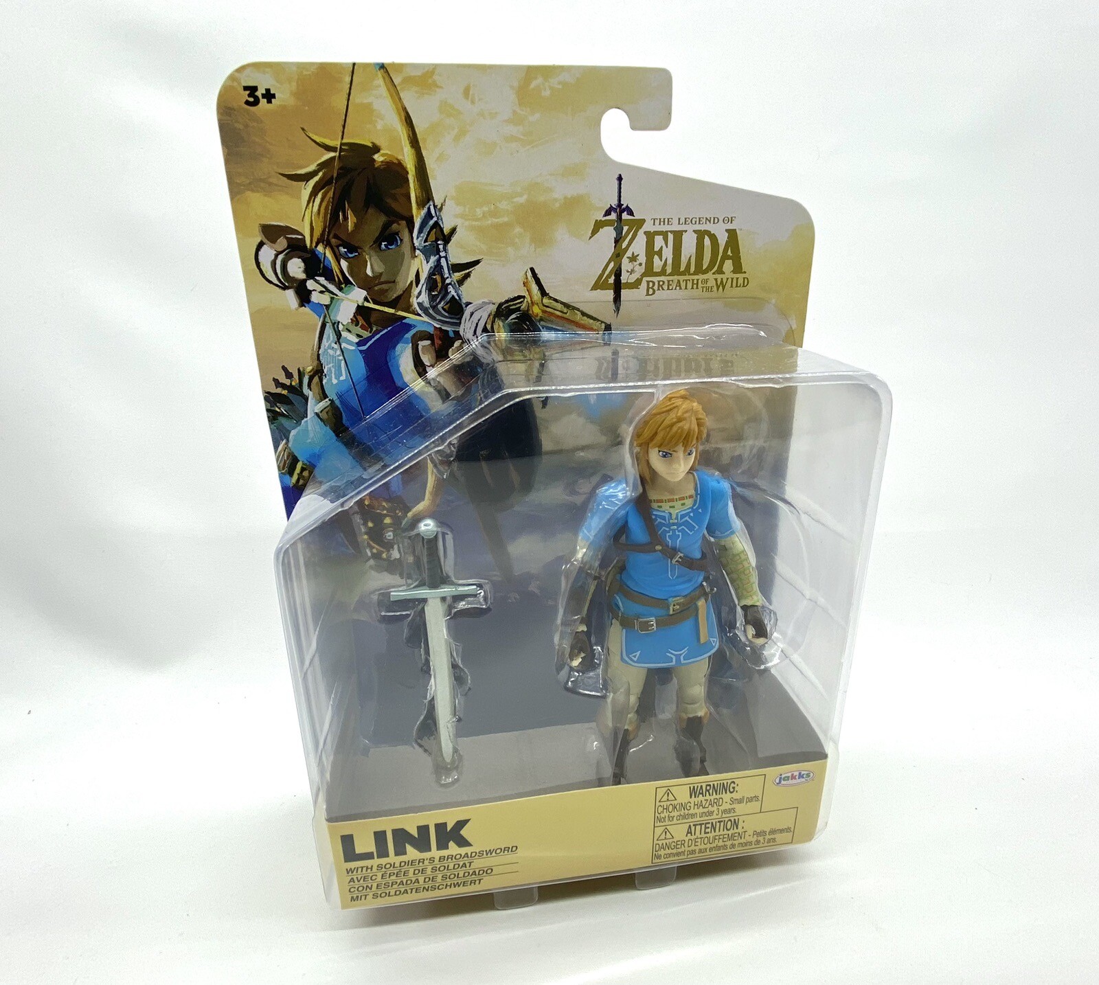 Legend of Zelda Link Action Figure Breath of the Wild Jakks NEW Sealed ...