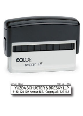Long Stamp - Colop Printer 15 - 10x69mm | eBay