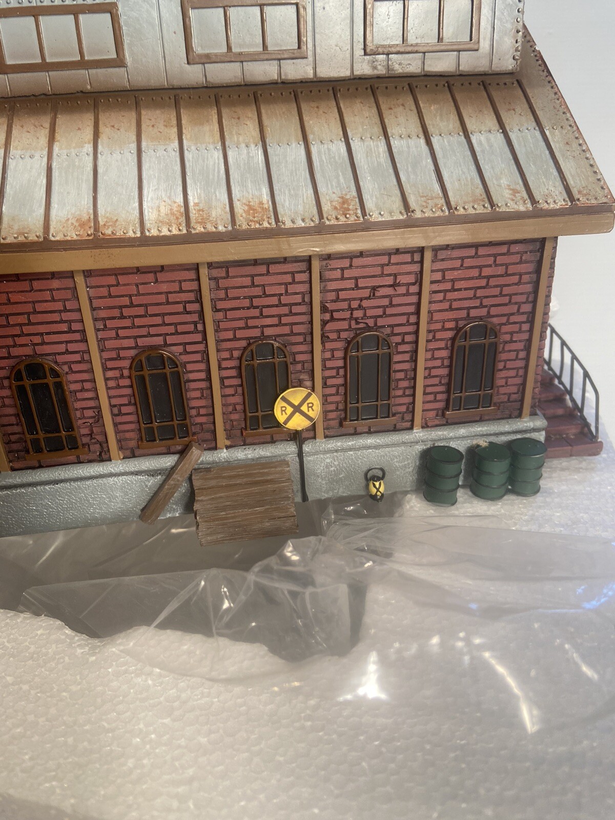 RARE HAWTHORNE VILLAGE ENGINE HOUSE MIB TRAIN LAYOUT HO SCALE BUILDING ...