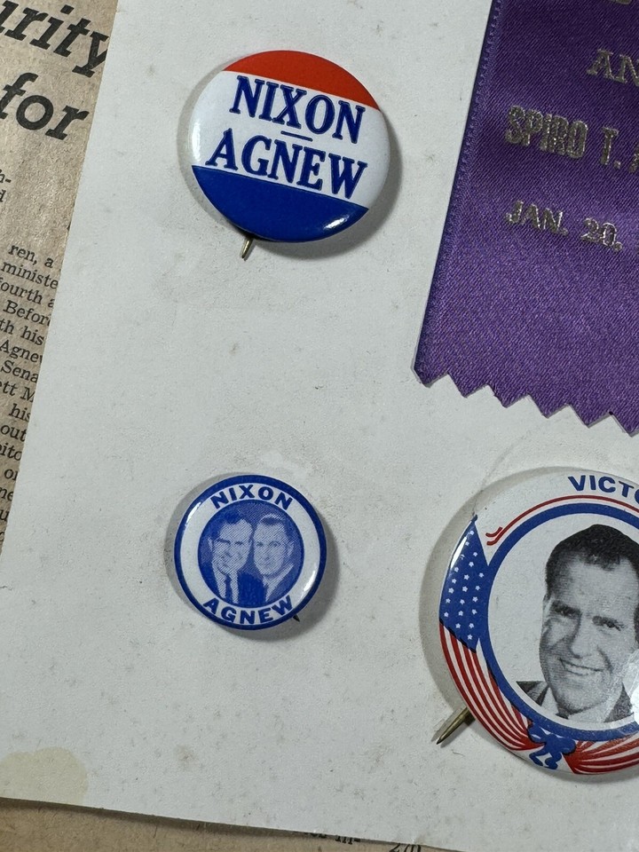 President Richard Nixon Inauguration Political Campaign Pin Button ...