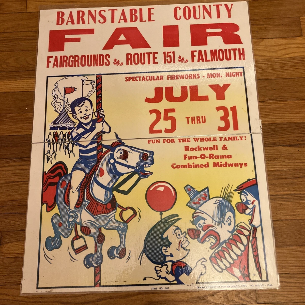 Vintage County Fair Poster