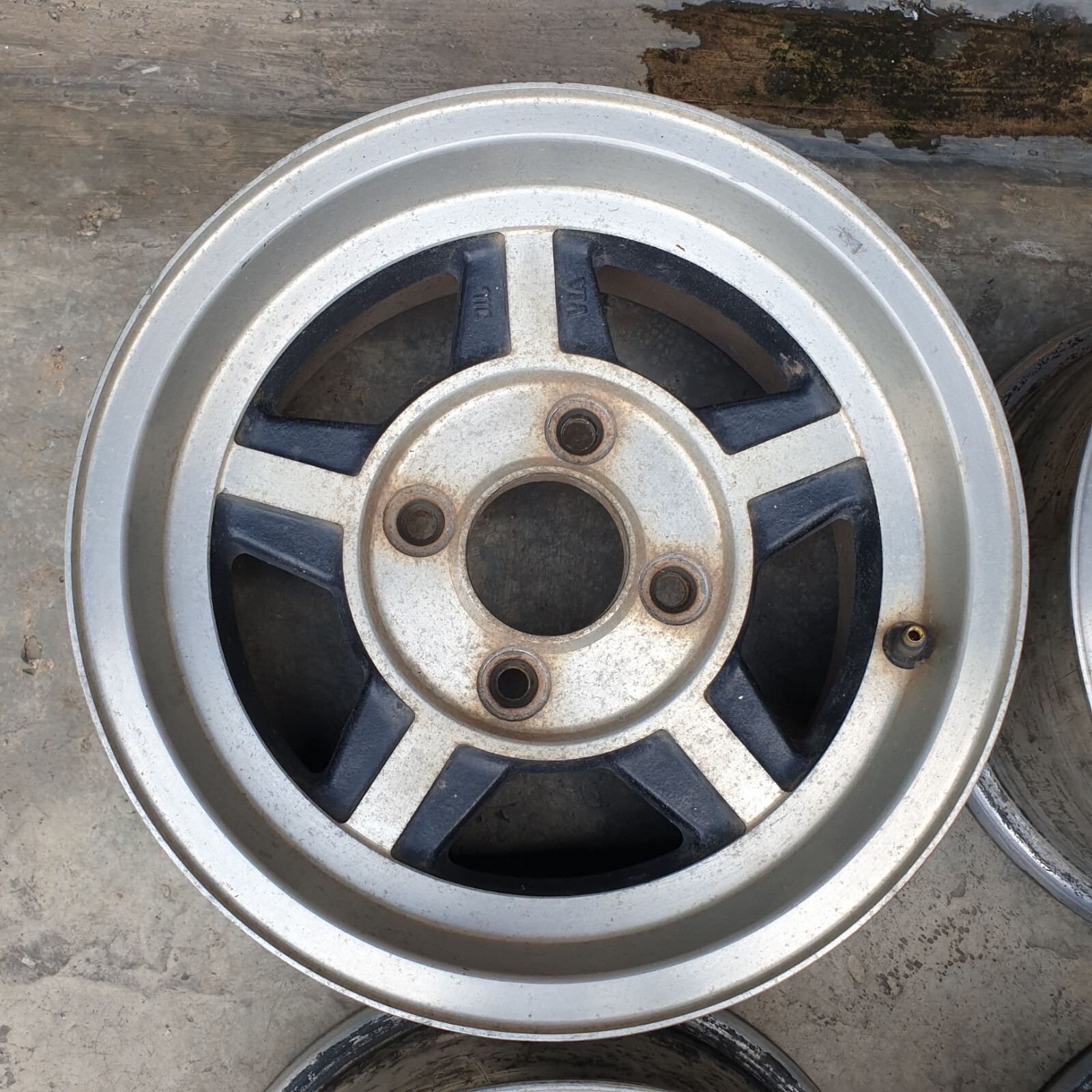 JDM Enkei racing 5 spoke monoblock 13" rims wheels for ae86 ta22 datsun ...