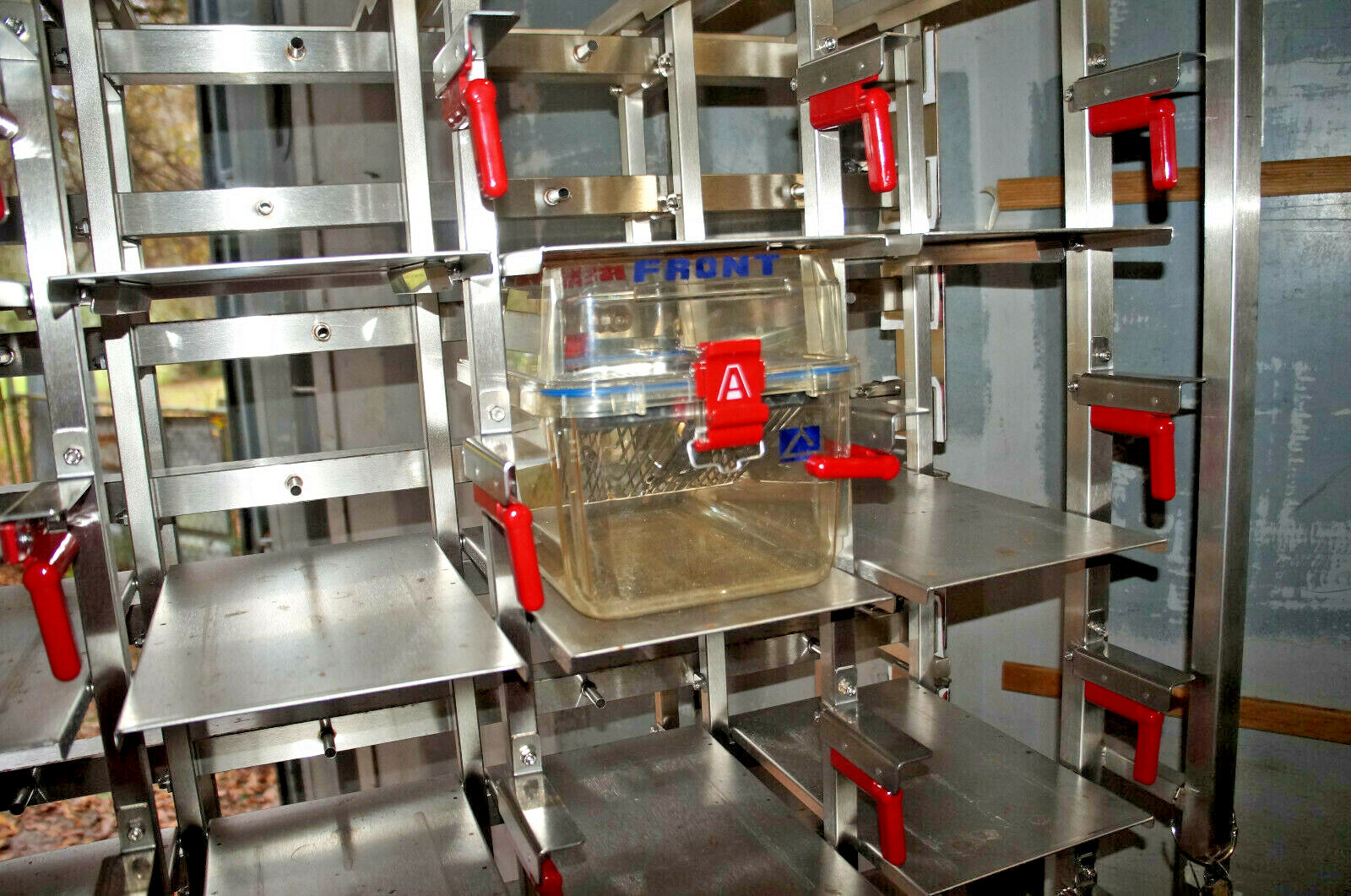 ALLENTOWN CAGING EQUIPMENT BSL3 42-Cage Mouse Rack Autoclave Trolley | eBay