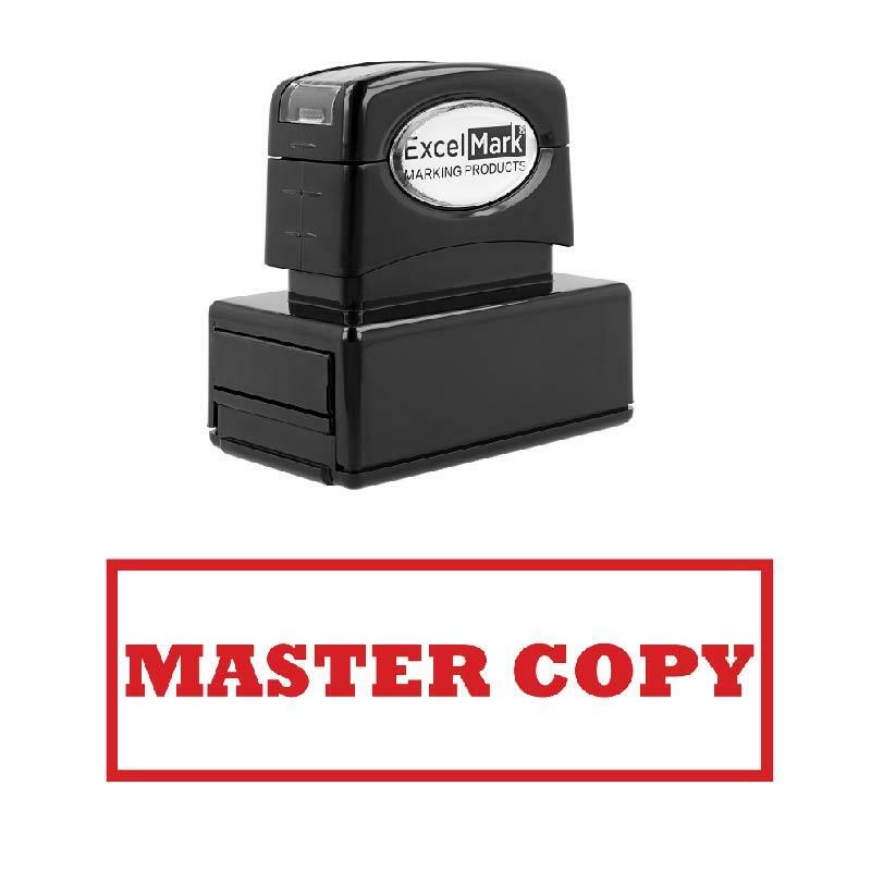 MASTER COPY Stamp - Pre-Inked / Red | eBay