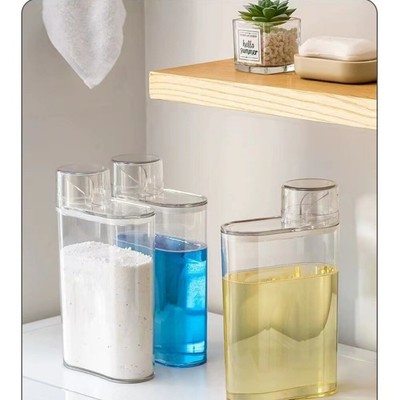 Transparent Scent Bead Container Practical Laundry Liquid Bottle Split ...