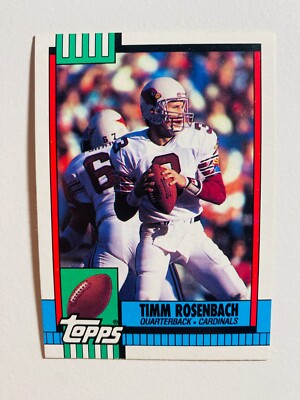 1990 TOPPS #434 TIMM ROSENBACH NM-MT NFL FOOTBALL CARD | eBay