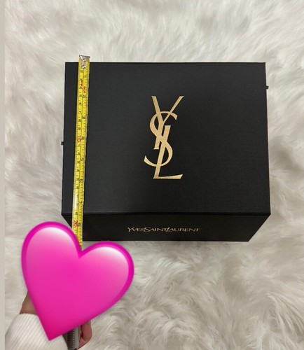 YSL Yves Saint Laurent Empty Gift Box Black Gold New | eBay