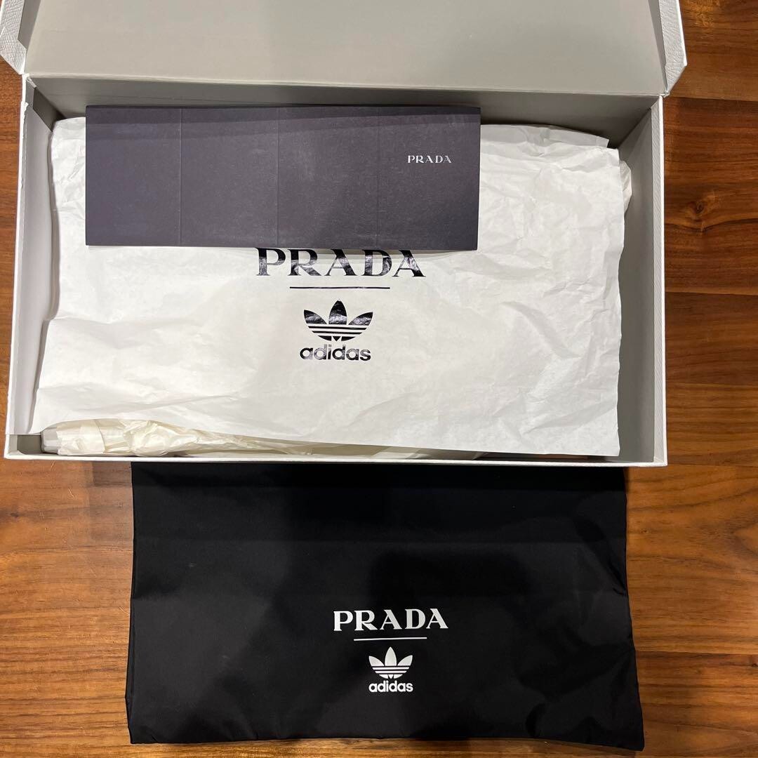 Prada x adidas Superstar Silver Metallic Men's Size US11 Prada x adidas Superstar Silver Metallic Men's Size US11