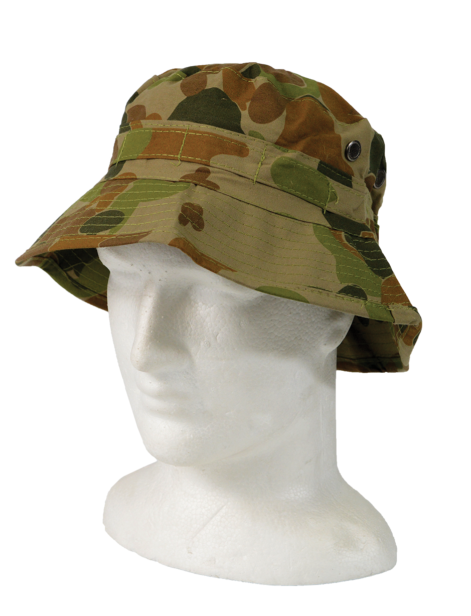 AUSTRALIAN CAMOUFLAGE GIGGLE HAT ARMY CADET HAT BUCKET HAT GIGGLE HAT ...