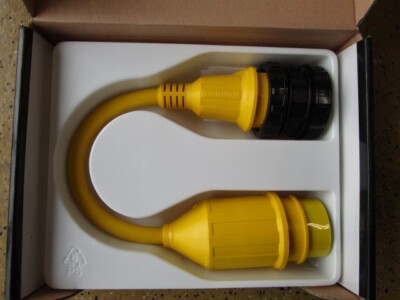 Marinco® 121A - 30A 125V Female to 50A 125/250V Male Pigtail Adapter ...