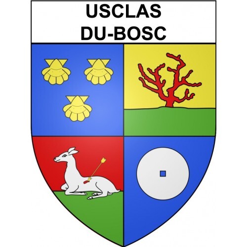 Usclas-du-Bosc 34 ville Stickers blason autocollant adhésif | eBay