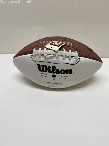 Wilson Signed Football NO COA | eBay