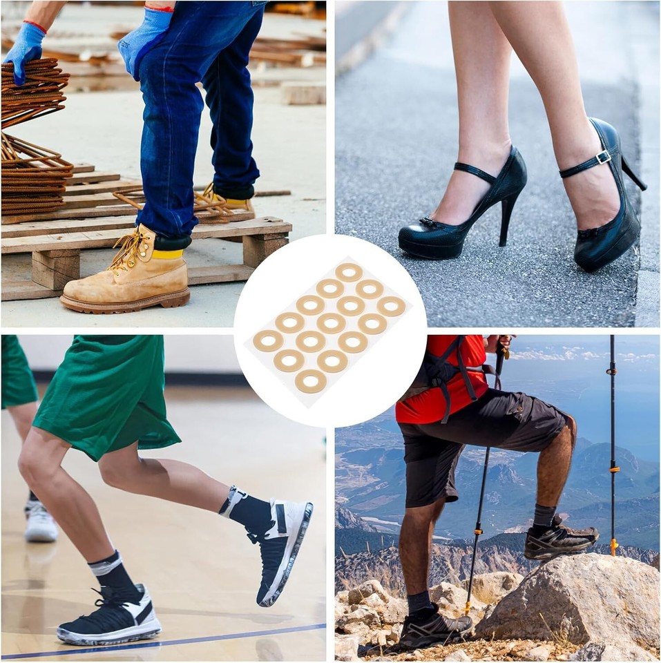 30x Corn Pads Foam Cushion Adhesive Protective Ring Plasters Pain ...