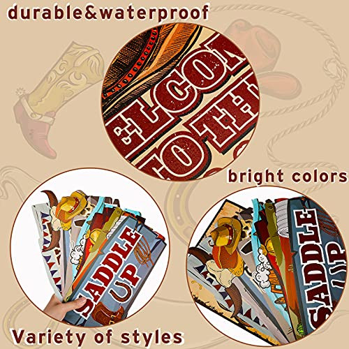 20 Pieces Western Party Directional Sign Western Cowboy Theme Wild West ...