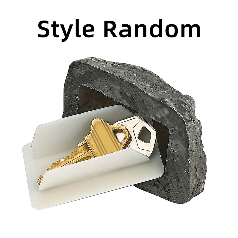 Resin Stone Key Box, Fake Rock Simulated Stone Key Box, Hidden Key ...