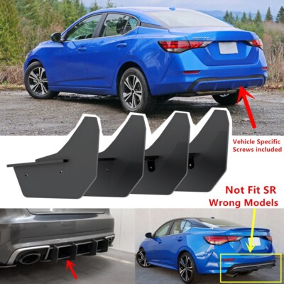 Fits 2020 2021 2022 2023 2024 Nissan Sentra Rear Diffuser Splitters ...