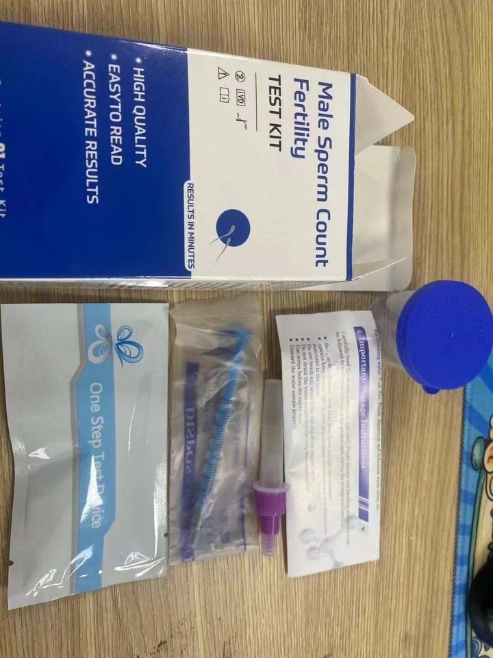 5 Packs-Fertility Test for Male Home Sperm Test Kit for Men Sperm Count ...