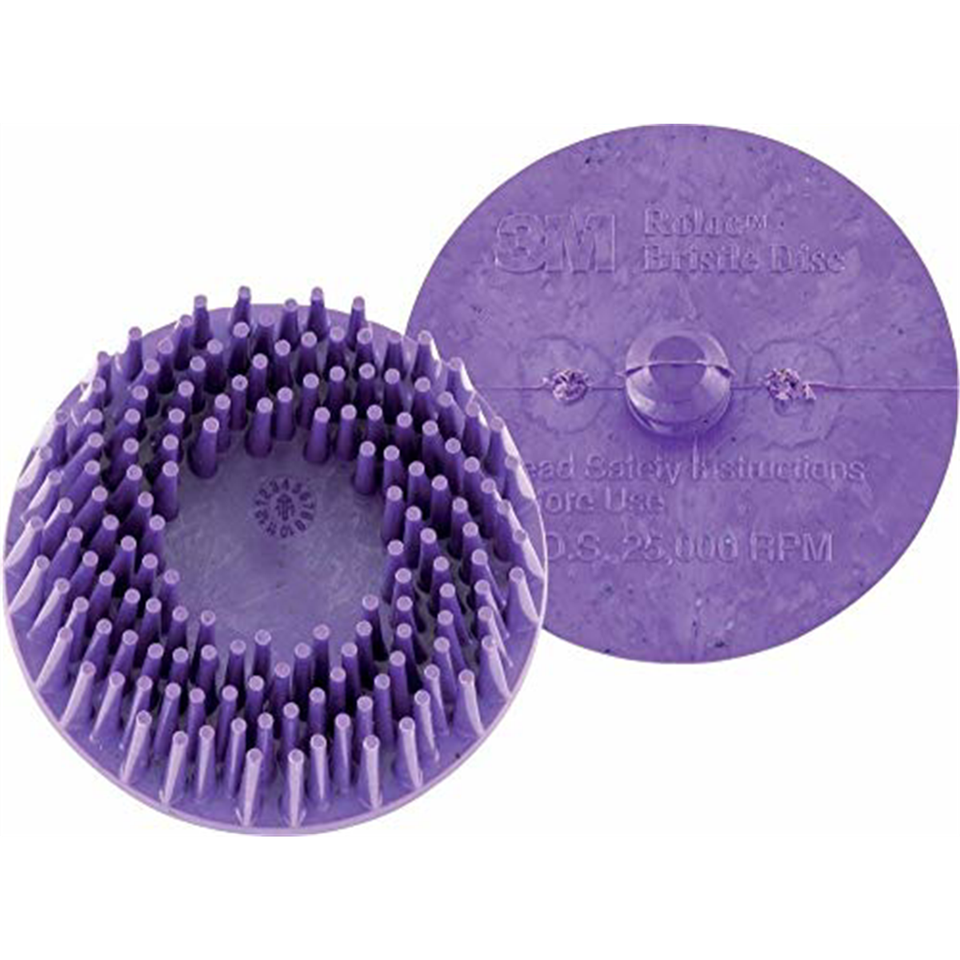 3M Automotive 7524 2" Scotch-Brite Roloc Bristle Discs 50 Grit Coarse ...