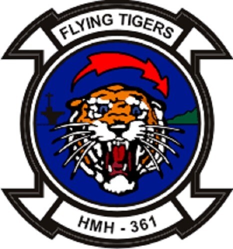 USMC Marine Heavy Helicopter Squadron 361 (HMH-361) - 3.74" Wide x 4 ...