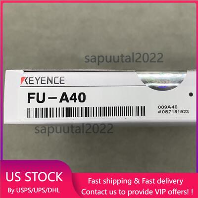 Keyence FU-A40 Fiber Optic Sensor FUA40 New In Box Free Shipping 1PC | eBay