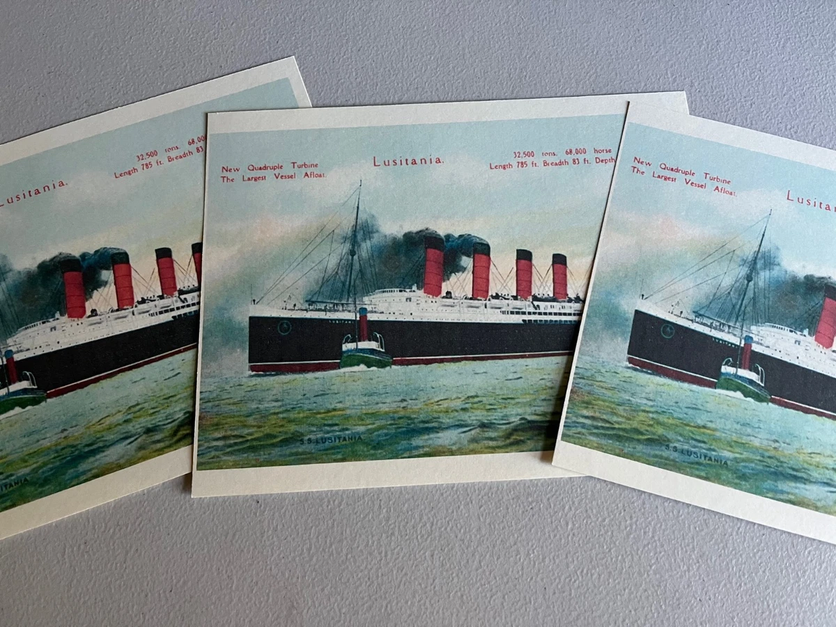 Rms Lusitania In Color