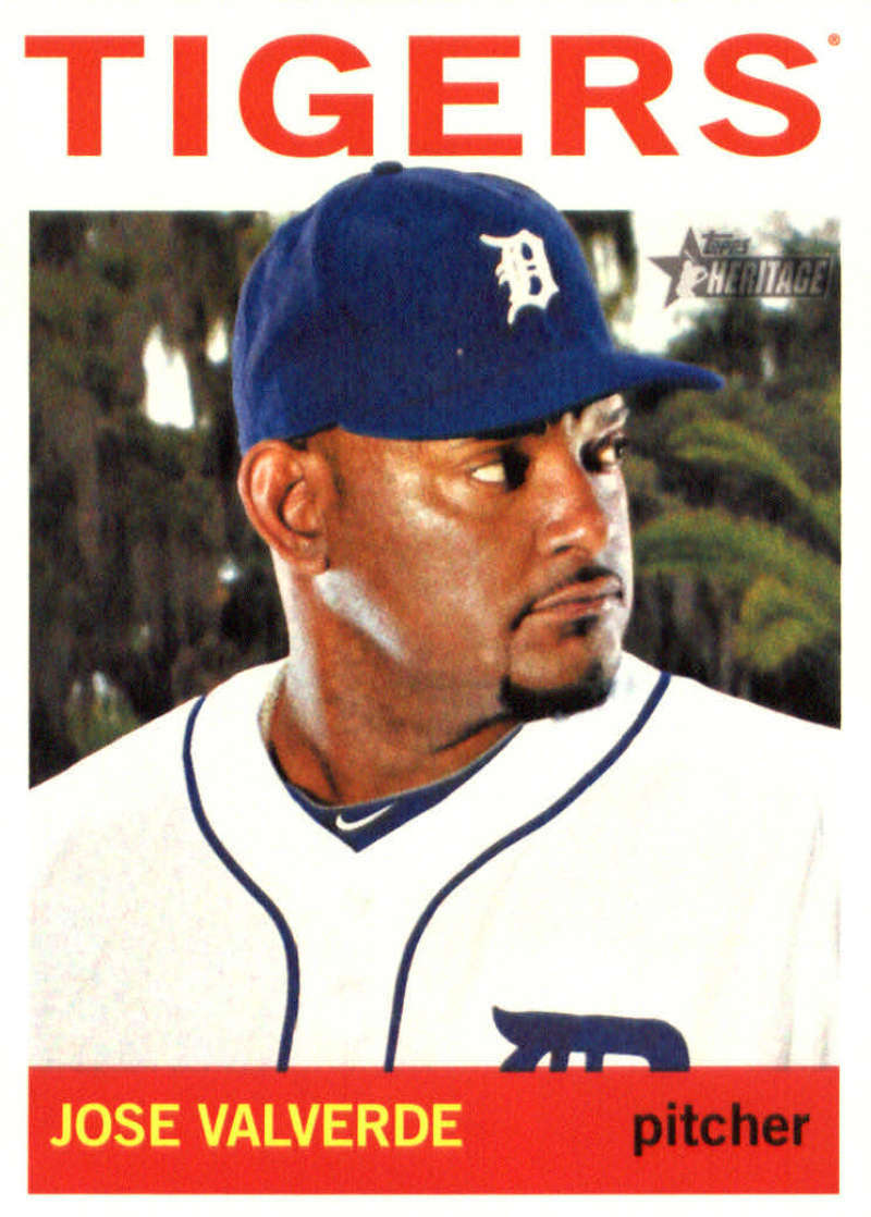 2013 Topps Heritage #181 Jose Valverde Tigers NM-MT | eBay