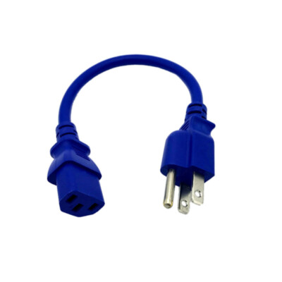 1' Blue Power Cord for HP MONITOR 2159M 2010I 2009M Replacement Cable ...