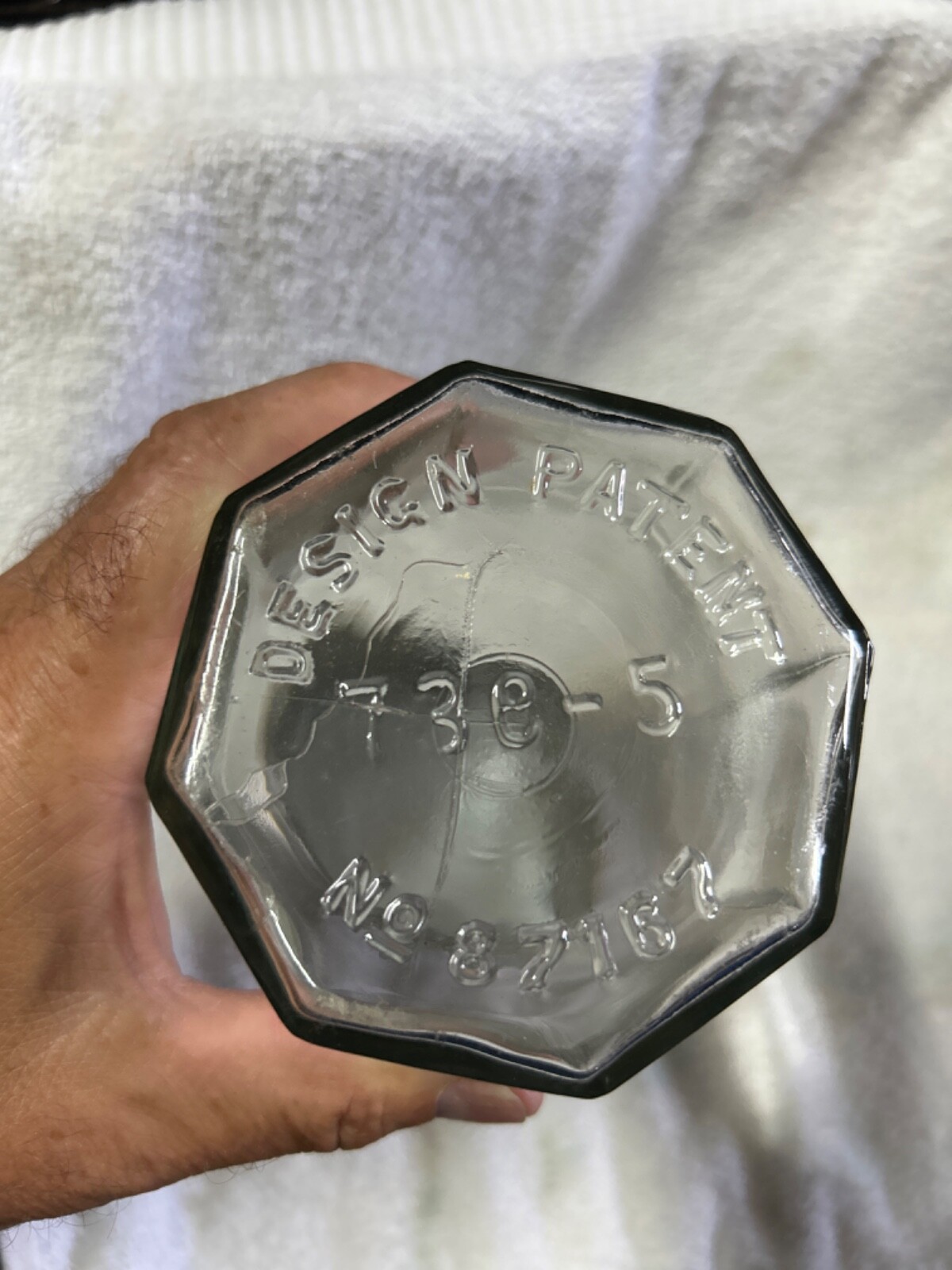 Glass Octagon Fruit Jar Canning Design Patent No. 87167 | eBay