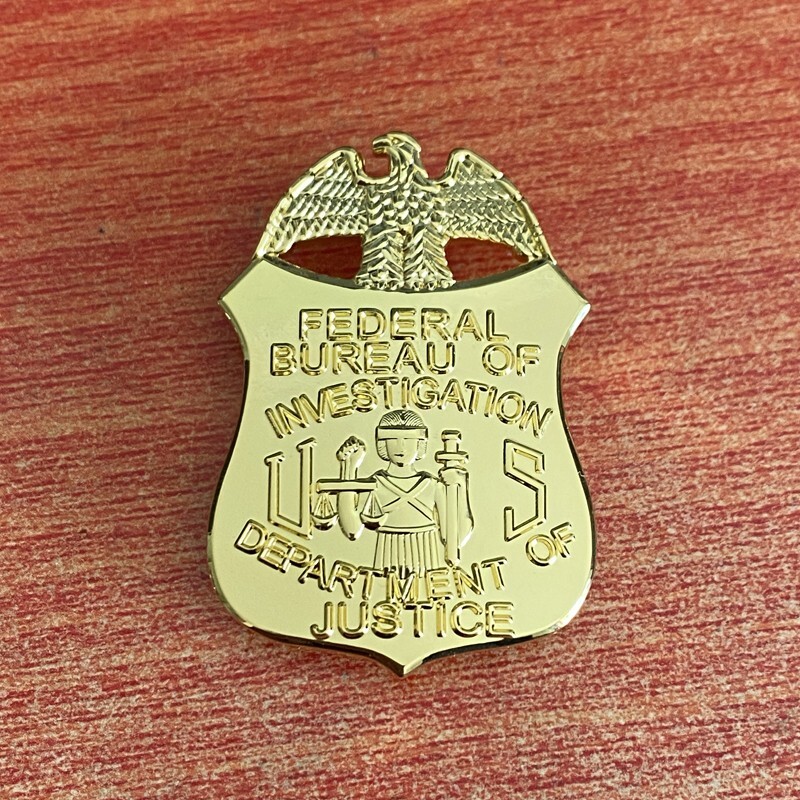 US FBI Department of Justice Copper Badge Money Clip | eBay