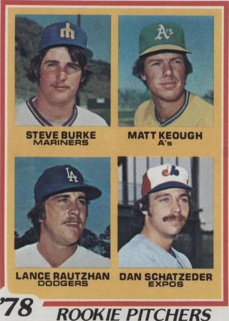 1978 Topps - Rookie Pitchers #709 Dan Schatzeder, Steve Burke, Lance ...