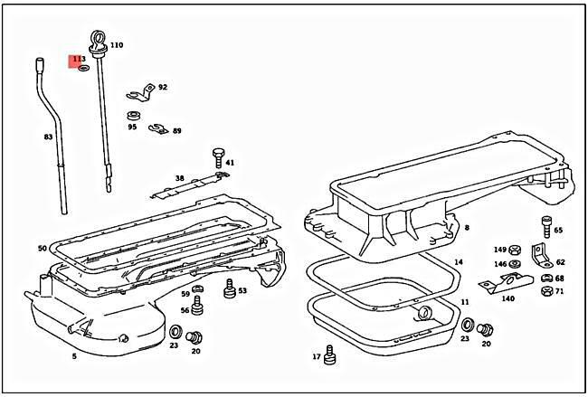 Genuine MERCEDES 903 906 R199 5-t Box 906 Bus Sealing ring 0069972645 ...
