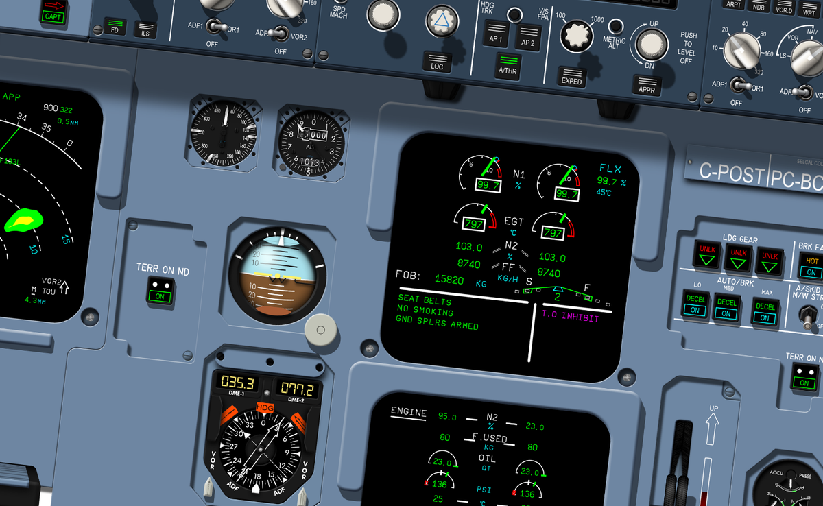 Interior Do Airbus A320 Unido Airbus A320 Cockpit Poster CRT Screens