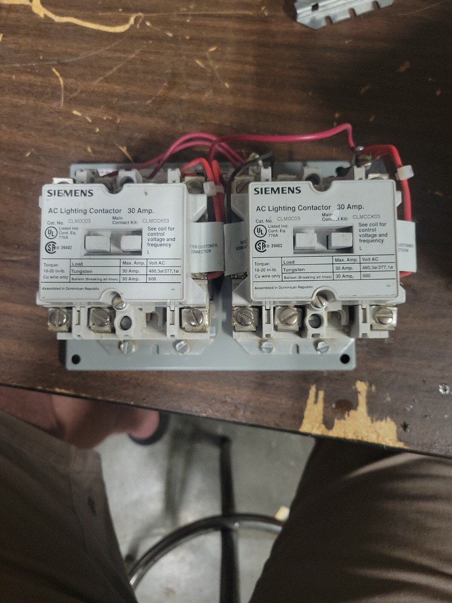 Siemens Ac Lighting Contactor | Shelly Lighting
