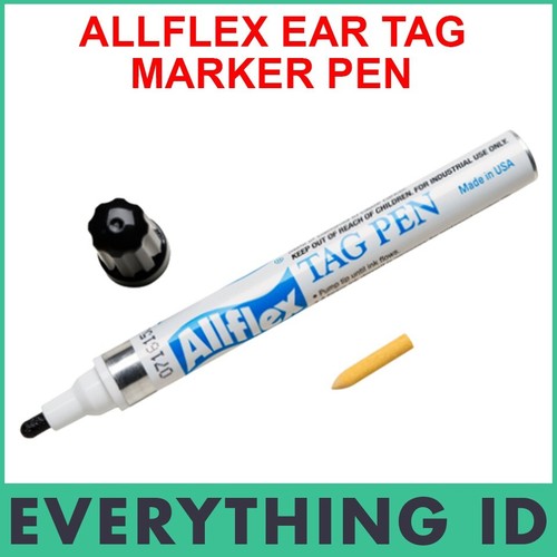 ALLFLEX EAR TAG BLACK MARKER PEN SHEEP COW PIG TAGS BROAD & FINE ...
