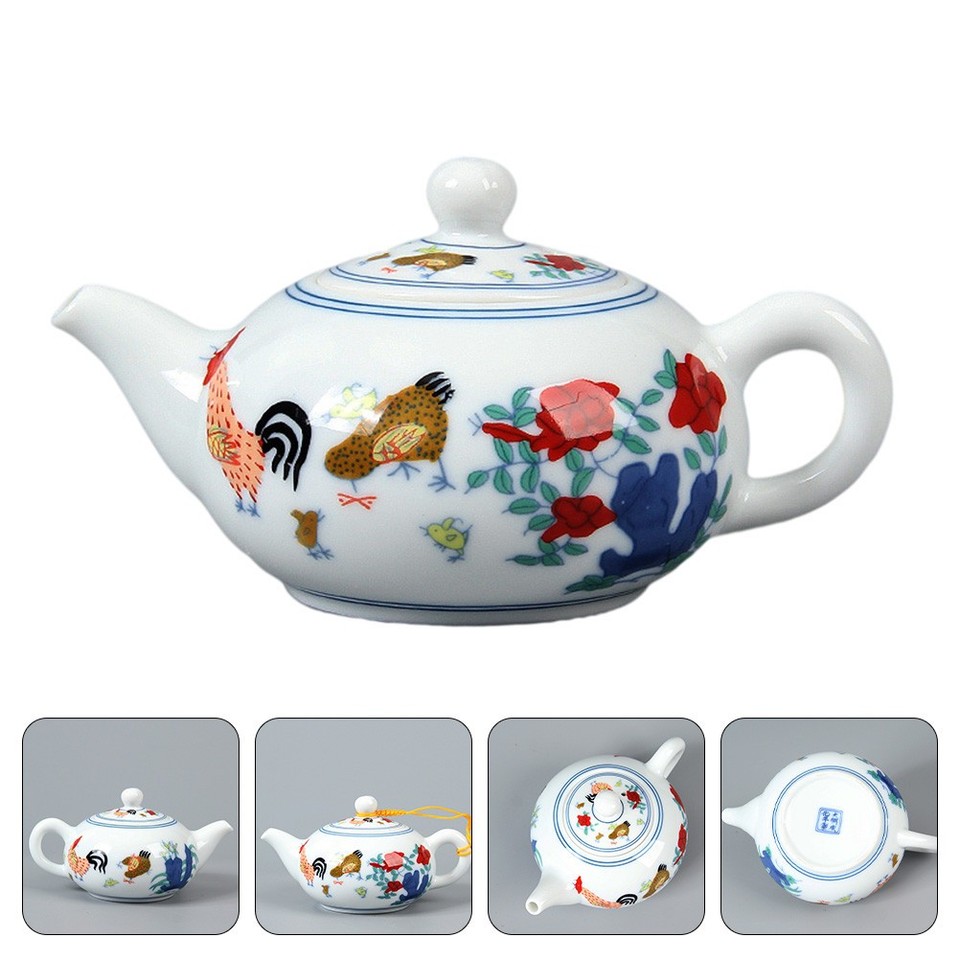 Vintage Kung Fu Teapot Exquisite Traditional Porcelain Teapot Tea ...