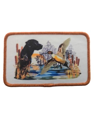 Black Labrador Lab Dog Duck Marsh Hunting Patch Waterfowl | eBay