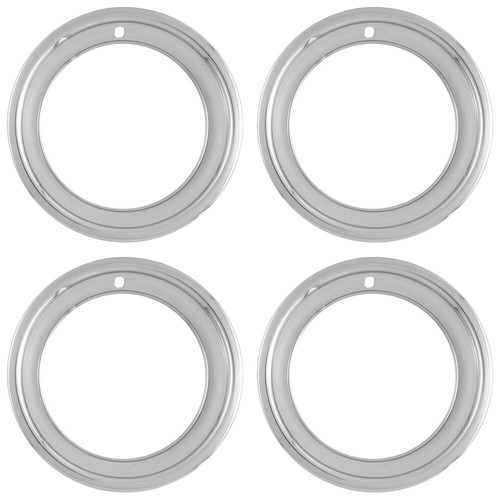 6 LUG 15" RALLY WHEEL 3" DEEP TRIM RINGS BEAUTY RING STEEL WHEELS for ...