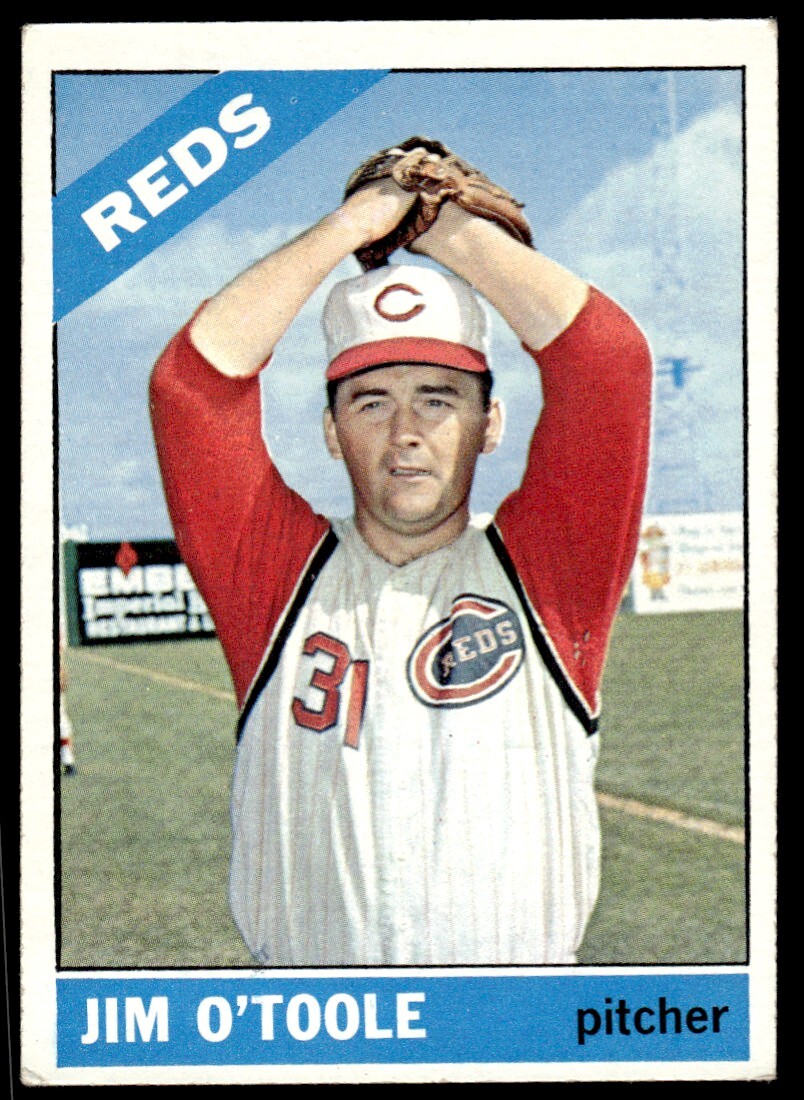 1966 Topps Jim O'Toole*Set Break Cincinnati Reds #389 | eBay