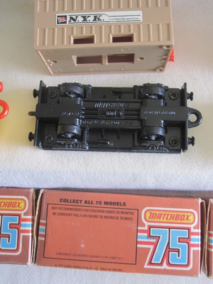 MATCHBOX LESNEY 75 SERIES SIX BOXED TRAINS No;24/2X25/44/2X47 MADE IN ...
