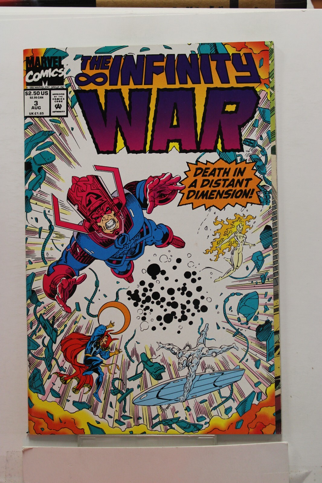 INFINITY WAR #3 (1992) Galactus, Daredevil, Hulk, Jim Starlin, Ron Lim ...