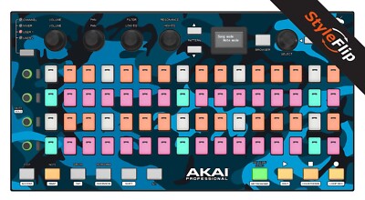 Akai Fire Skin | Camo Blue | Protective Decal | StyleFlip Skins | eBay