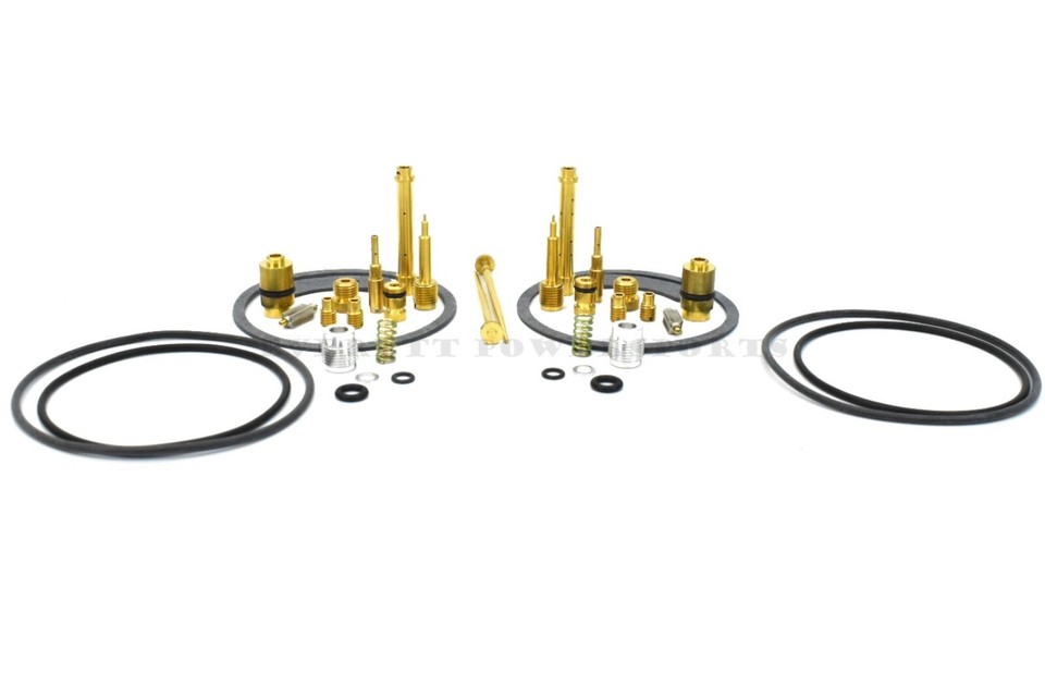2x Carburetor Rebuild Kit KZ400 /D/S 74-75, KZ400 D3 1976 Carb Repair # ...