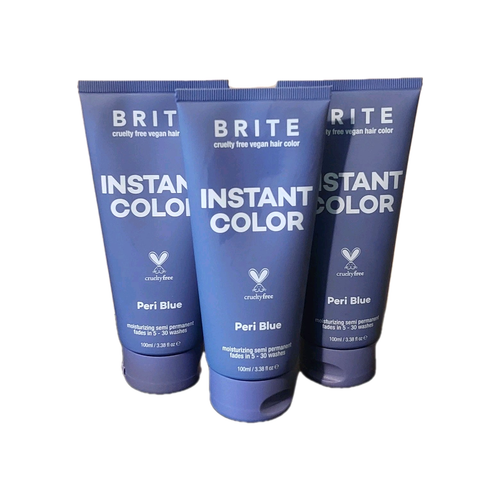 3x Brite Instant Color Semi-Permanent Hair Dye Peri Blue Cruelty-Free 3 ...