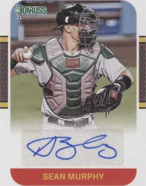 2021 Panini Donruss - Retro 1987 Signatures Sean Murphy #87S-SE (AU ...