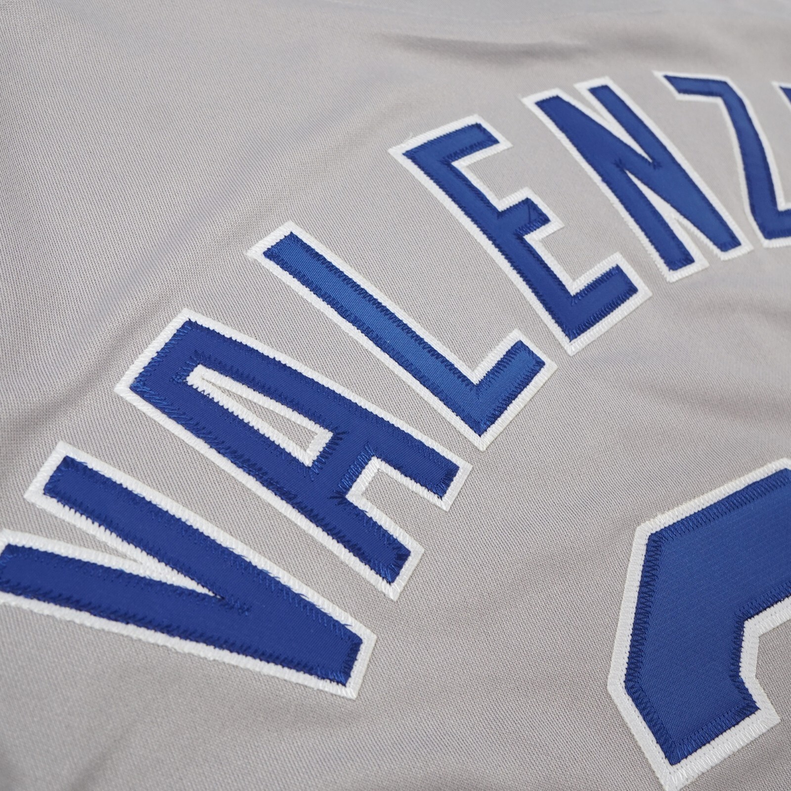 Fernando Valenzuela 1981 Los Angeles Dodgers Grey Road Jersey w/ Patch ...