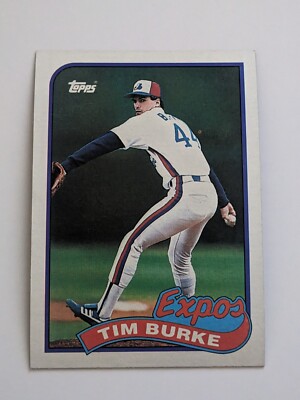 1989 Topps Baseball - #48 Tim Burke - Montreal Expos | eBay
